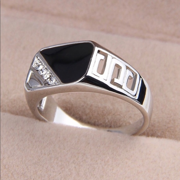 Accessories | Mens Black And Silver Metal Ring Metal Blackstone | Poshmark